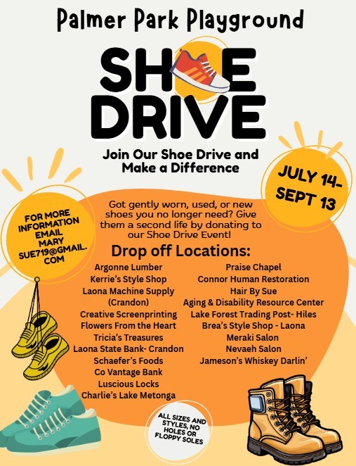 Palmer Park Playground – Shoe Drive | Crandon Public Library